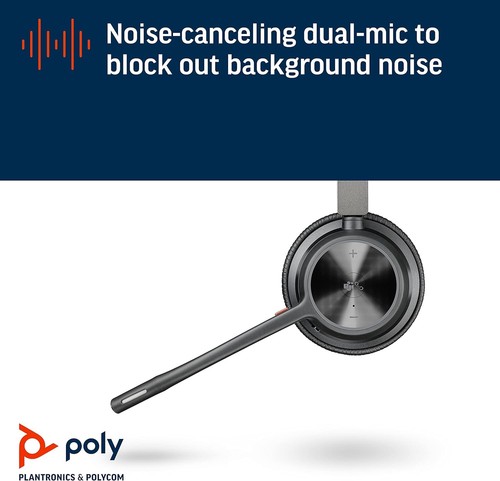 Poly - Voyager 4320 UC Wireless Headset (Plantronics) - Headphones with ...
