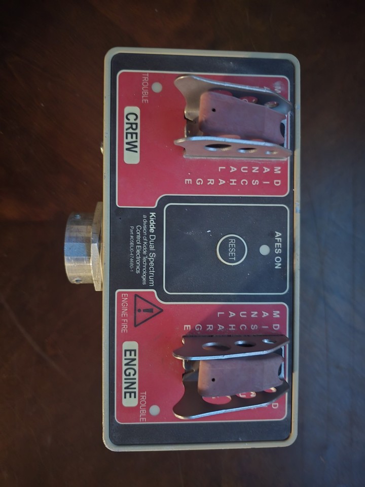 Used Kidde Dual Spectrum Fire Suppression System Control Panel, HMMWV ...