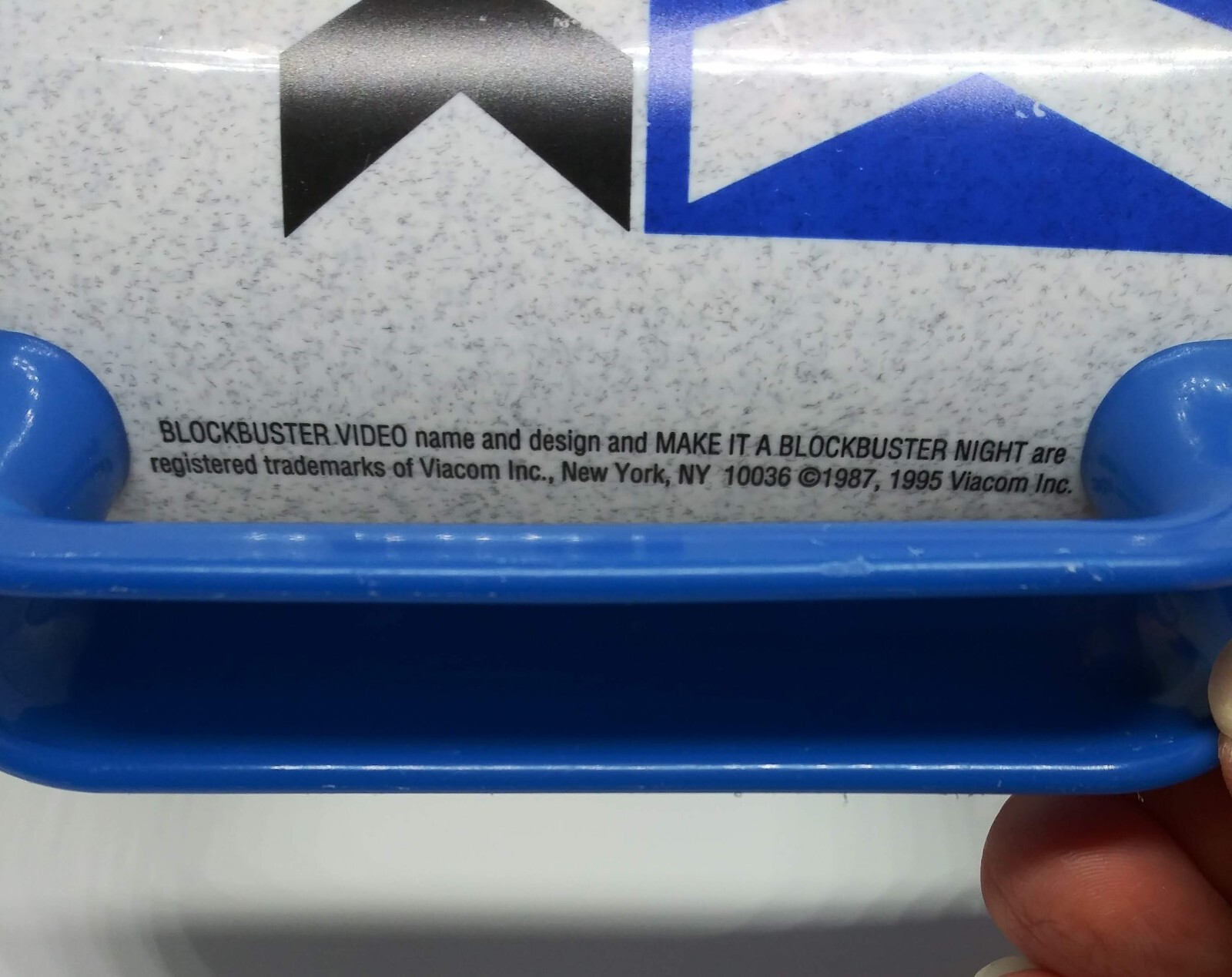 Blockbuster Video Plastic Travel Mug w/ Lid RARE USA 90s 1994 Curl Up ...