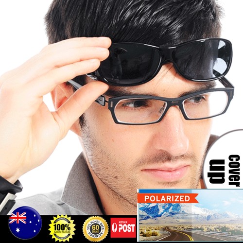 Outdoor Polarized Sunglasses fit over RX EYE Glasses for fishing ...