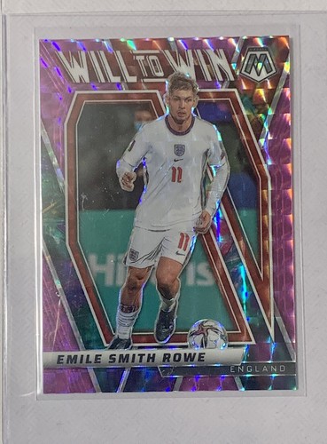 Emile Smith Rowe Will to Win pink /50 2021-22 Mosaic Fifa Road To World ...