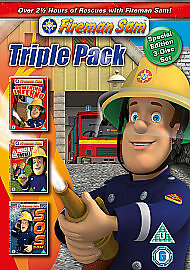 Fireman Sam: Triple Pack DVD (2011) Fireman Sam cert U 3 discs Amazing ...