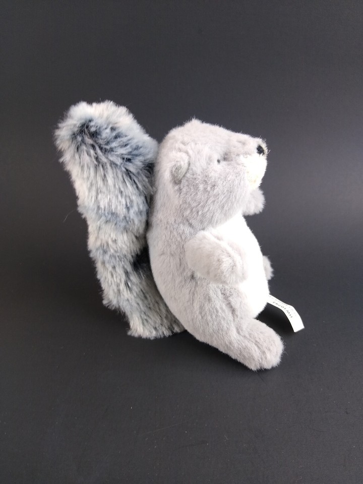 Squirrel Plush Toy Mini Gray Baby Forest Pal Small Stuffed Animal Soft ...