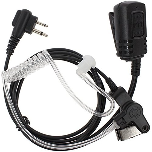 FBI Earpiece Headset Mic for 2-pin Motorola Radio Cp040 Cp200 Xtni DTR ...