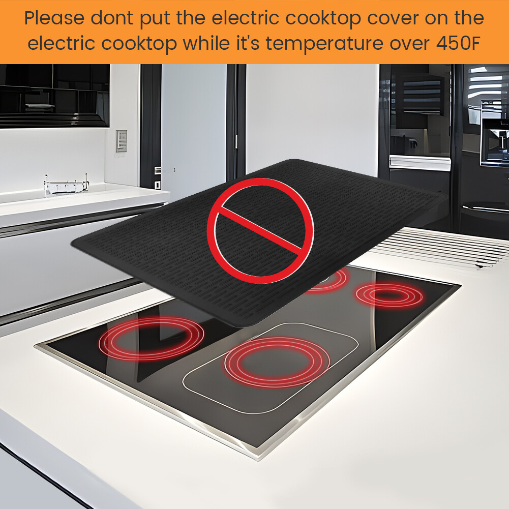 Soft Silicone Stovetop Cover Anti Scald For Kitchen Heat Resistant ...