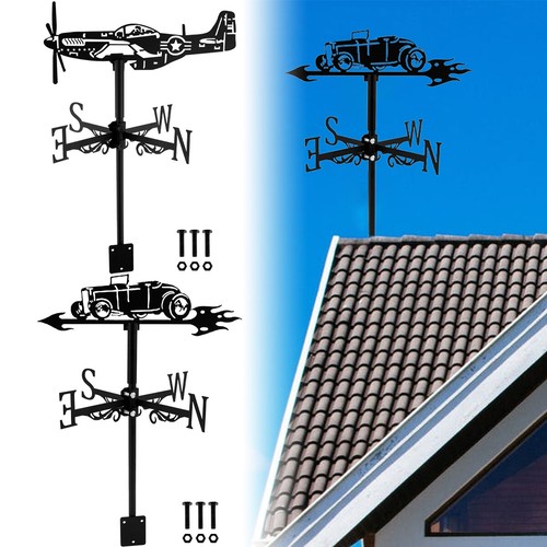 Weather Vane Metal Weather Resistant Wind Direction Indicator Retro 💍 ...