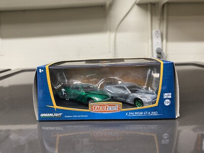 Greenlight Nissan GT-R R35 Green Machine First Cut Chase. HTF | eBay
