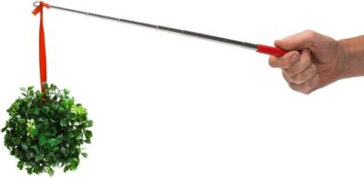FAR REACHING MISTLETOE - Wand Extends 22 Inches! Christmas Holiday ...