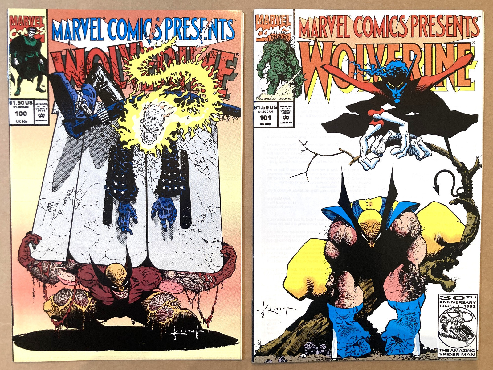 Marvel Comics Presents: #100-103 (1992) Bagged and Boarded | eBay