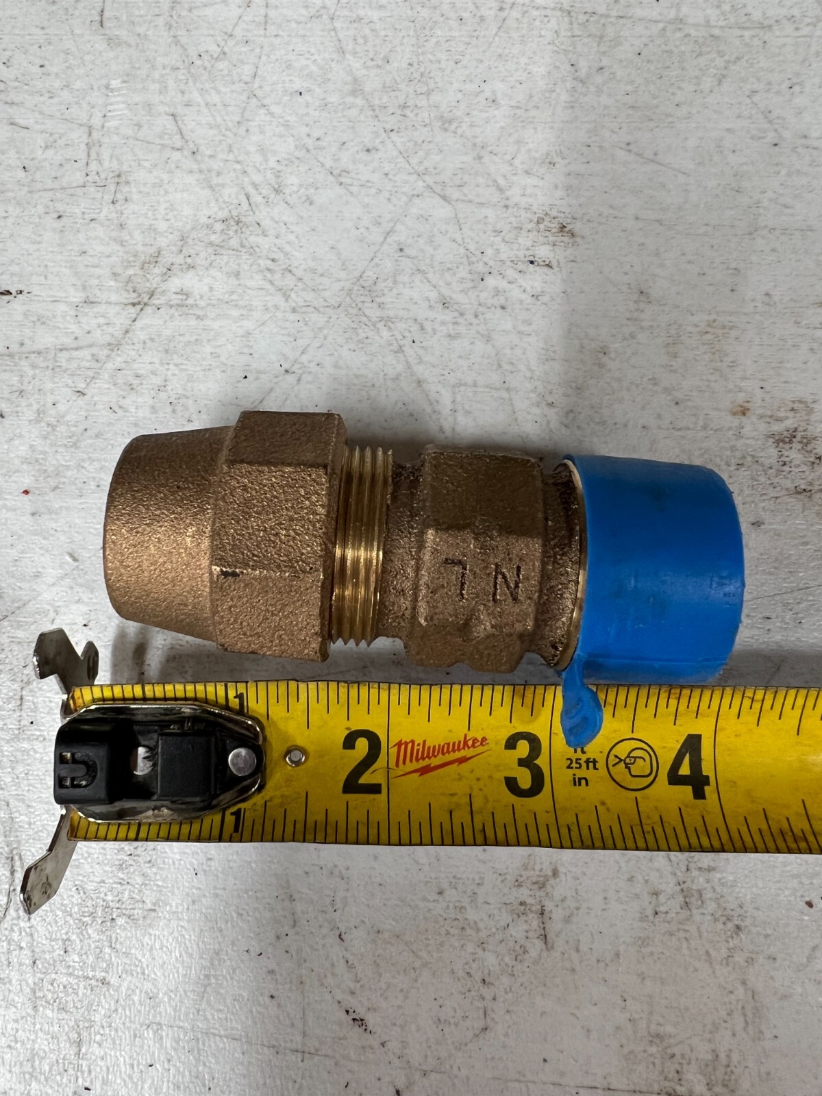 3/4" Ford Meter Box Brass Coupling No Lead CTS Connections Grip Nut C44 ...
