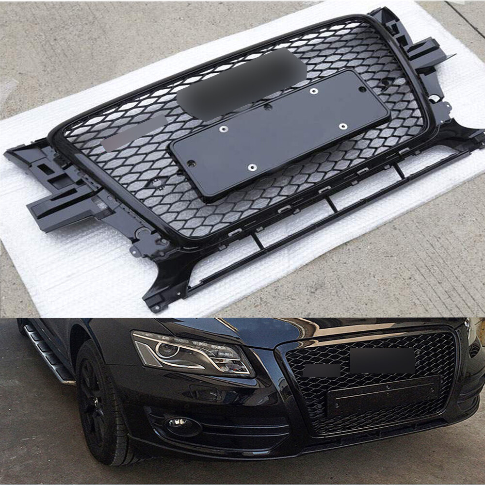 For Audi Q5 2009 2010 2011 2012 Grille RSQ5 Style Honeycomb Grill All ...