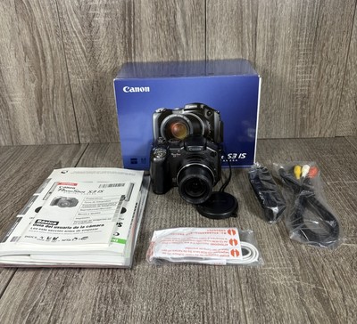 Canon PowerShot S3 IS 6.0MP 12x Zoom Flip Screen Digital Camera ...
