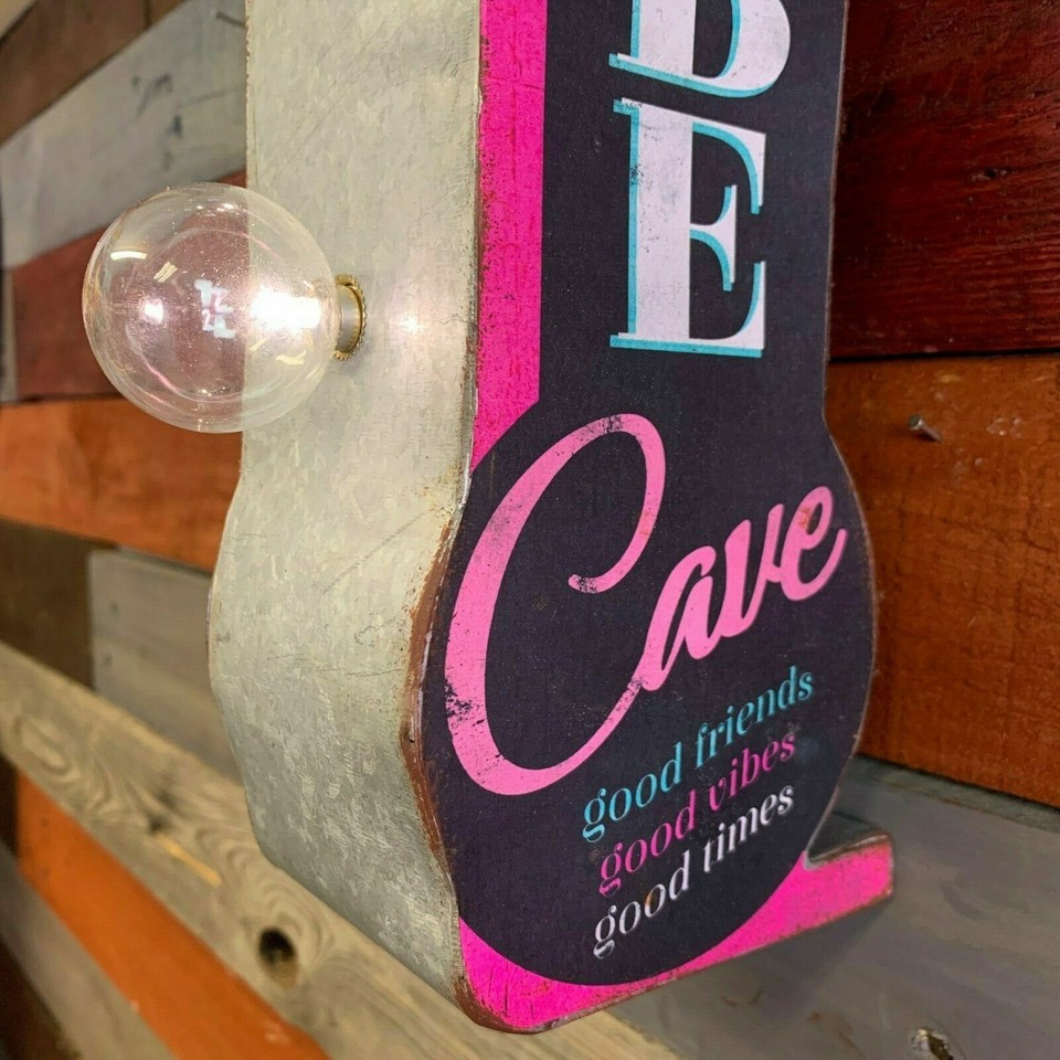 New Babe Cave Double Sided Marquee LED Sign, For Home Bar She Shed ...