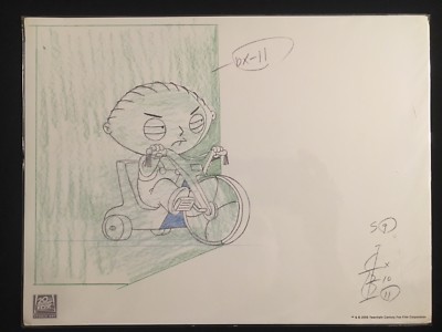 Family Guy STEWIE on TRICYCLE Lithograph Print + COA (NEW) | eBay