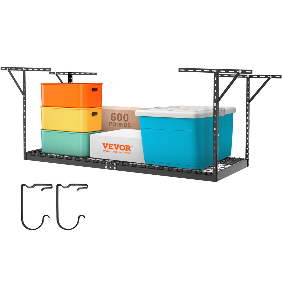 Lift Overhead Garage Storage Adjustable Ceiling Garage Storage Rack