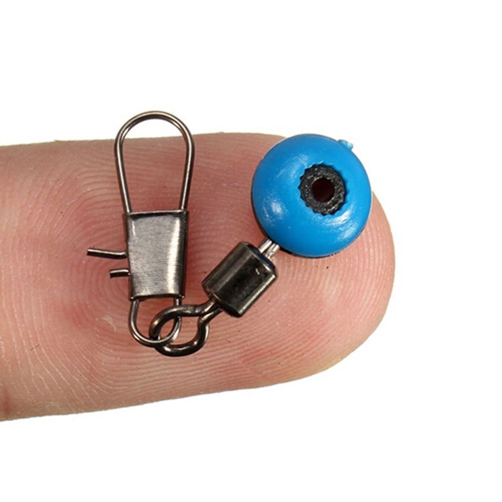 TOP Sea Line Fishing Rolling Swivel Sinker Slides Clip Connector Snaps ...