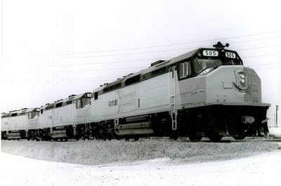 6BB284 RP 1970s? AMTRAK RAILROAD NEW GM LOCOMOTIVE ORDER #505 LINEUP | eBay
