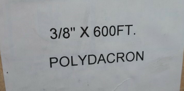 600' Polydac Poly Dacron 3/8" Rope MTC Dock Line & Anchor Rope | eBay