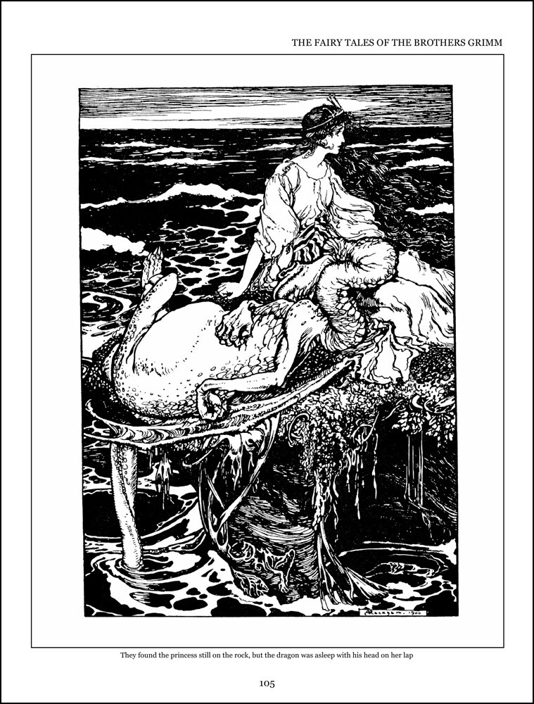 The Collected Arthur Rackham Line Art - Classic Book Pen & Ink Drawings ...