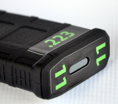 .223 MAGAZINE STICKERS fits MAGPUL PMAG 30 GEN M3 MAGS LIME NUMBERS 7 ...
