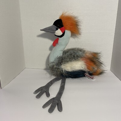 NIA the Plush AFRICAN CROWNED CRANE Stuffed Animal - Douglas Cuddle ...