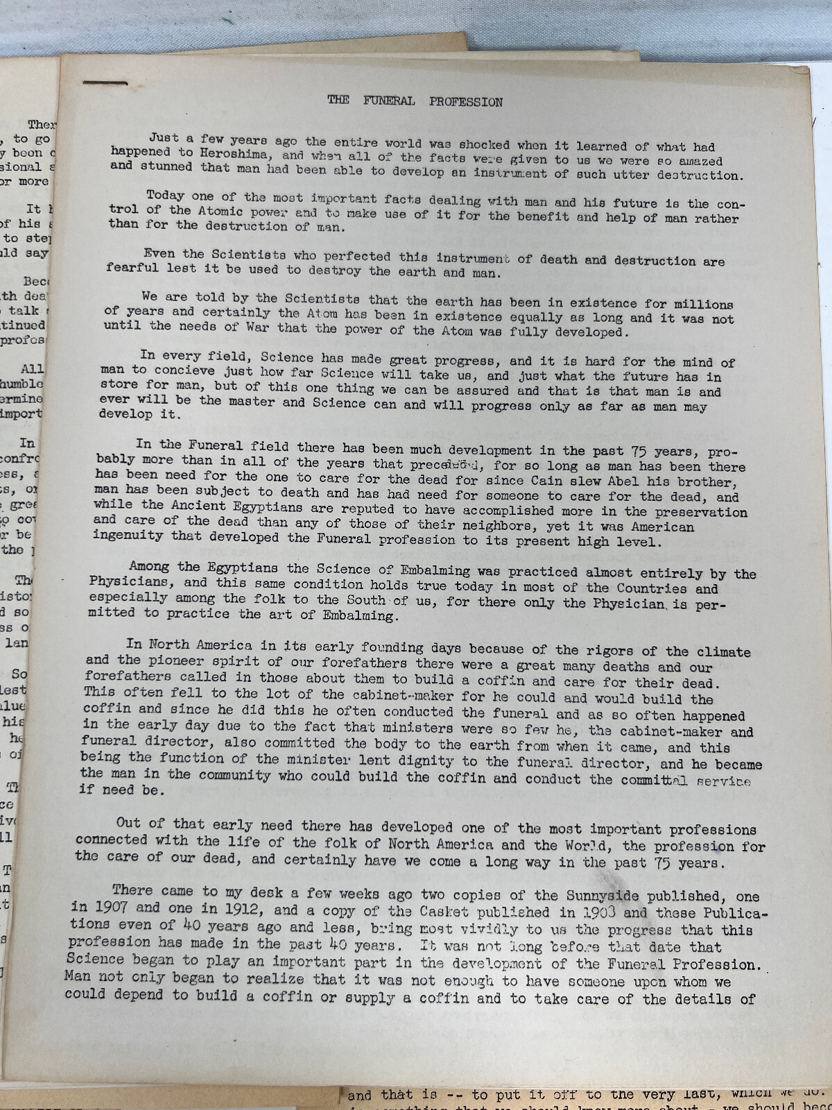 Lot (17) Funeral Director newsletters 50s 60s death burials | eBay