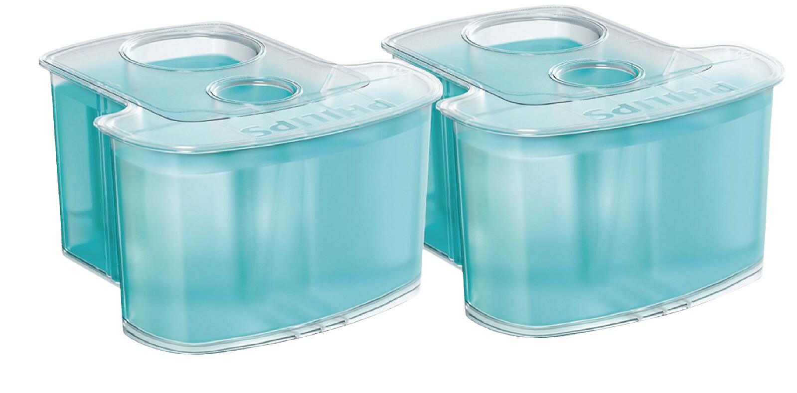 2 x Philips Cleaning Cartridge for all SmartClean Systems Shavers JC302 ...