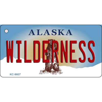 Wilderness Alaska State Novelty Aluminum Key Chain KC-9607 | eBay