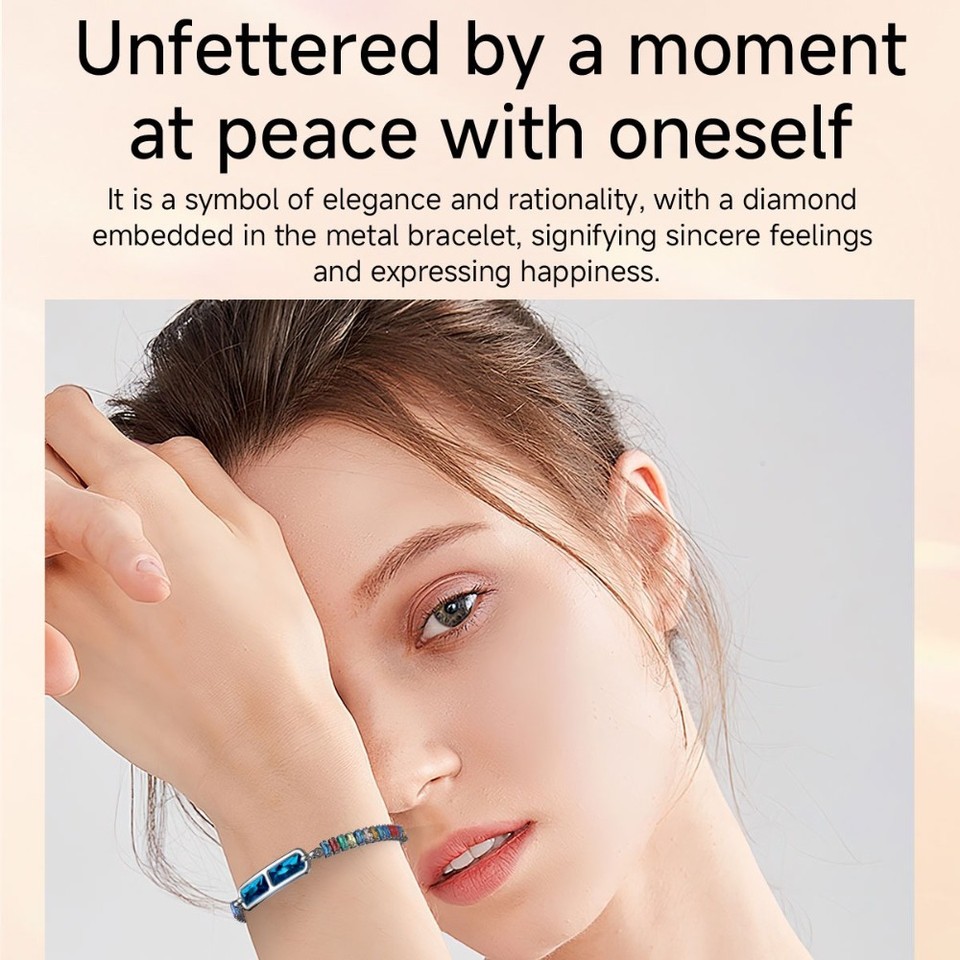 Smart Women’s Health Diamond Bracelet Heart Rate Sleeping Monitor ...