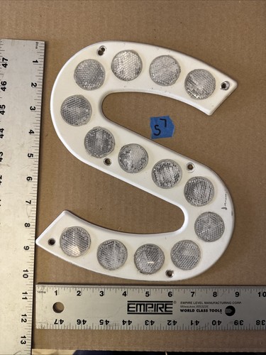 Vintage Aluminum Highway Road Sign Reflective Crafting Button Copy ...