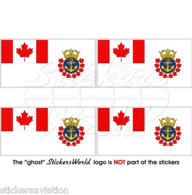 CANADA Royal Canadian Sea Cadets Ensign NAVY Flag 50mm (2") Stickers ...