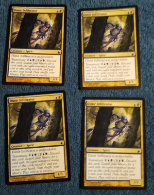 DIMIR INFILTRATOR MTG RAVNICA CITY OF GUILDS COMMON X4 LIGHT PLAY | eBay