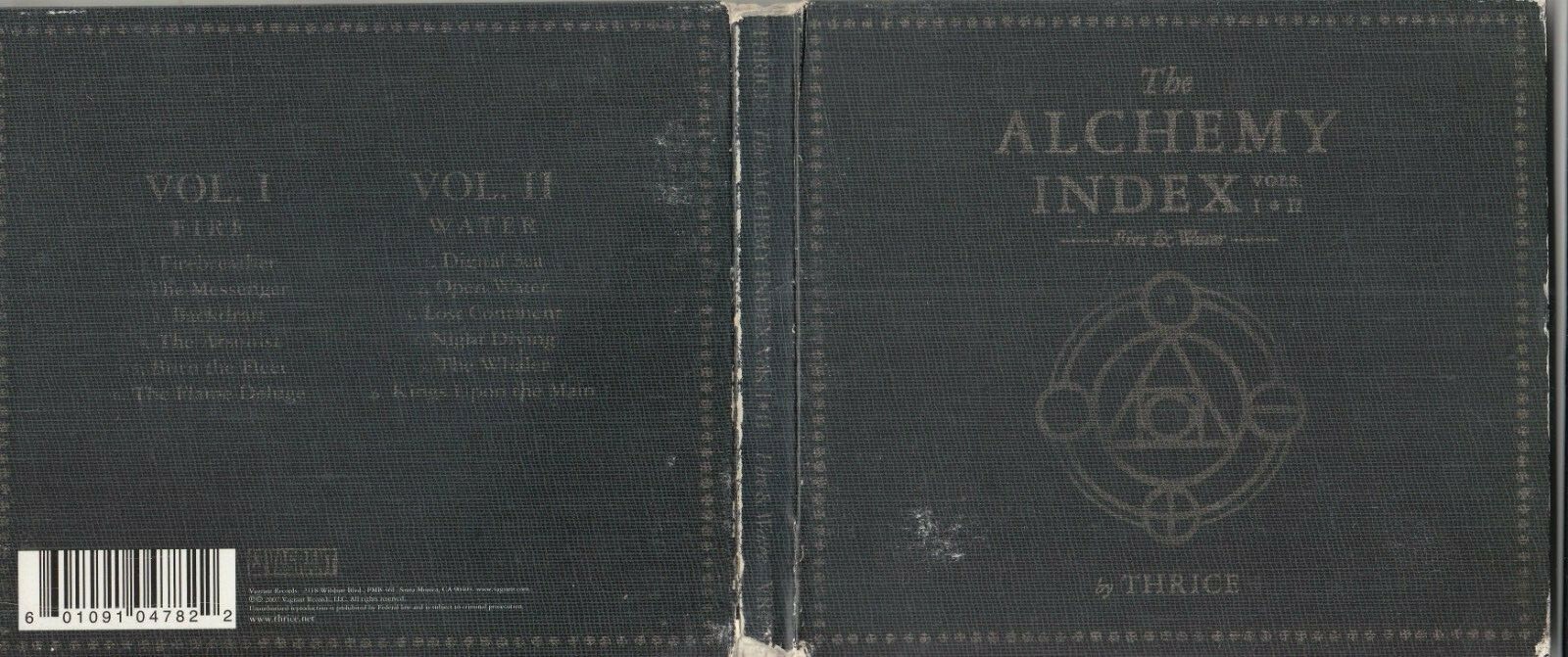 Thrice - The Alchemy Index: Vols. I-II: Fire & Water (CD, Oct-2007, 2 ...