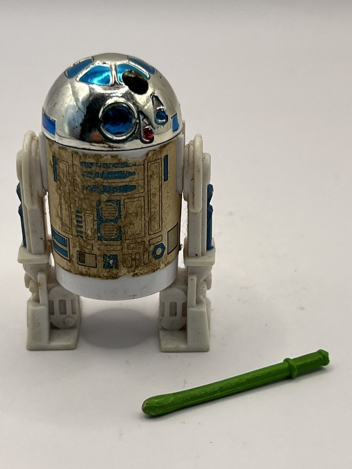 R2-D2 with Pop-up Lightsaber Last 17 Kenner Vintage Star Wars ROTJ 1985 ...