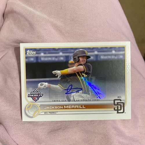 Jackson Merrill Topps Auto | eBay