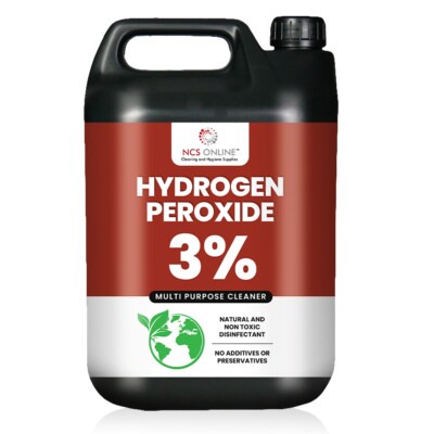 Hydrogen Peroxide 3% Pure Grade 5 Litre H2o2 (5L) Pure and Unstabilised ...