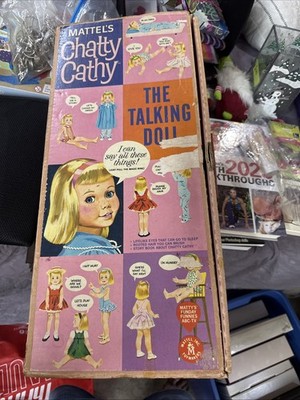 1959 Mattel Inc Original Chatty Cathy Doll Blue Eyes Blonde In Box | eBay