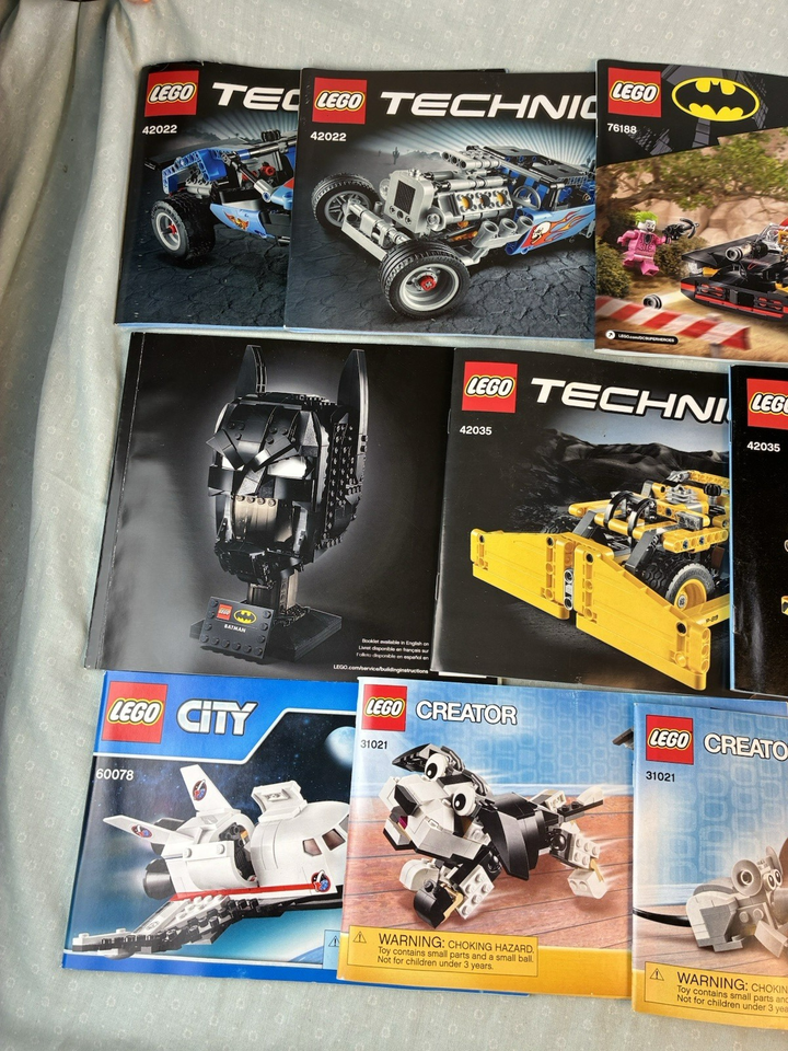 Mixed Lot of 15 Various LEGO Instruction Booklets Manuals Only | eBay