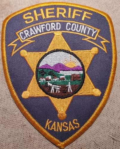 KS Crawford County Kansas Sheriff Shoulder Patch | eBay