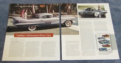 1954 Cadillac Motorama Show Cars History Info Article El Camino La ...