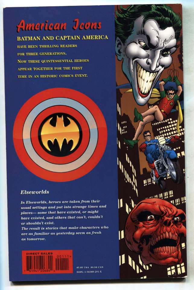 Batman and Captain America 1996 Trade Paperback DC Marvel | eBay