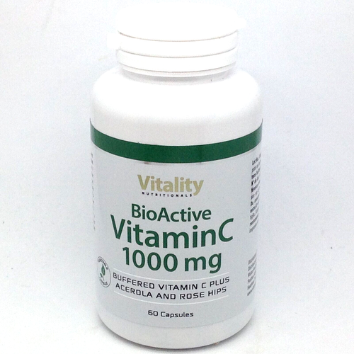 VITALITY BIOACTIVE VITAMIN C 1000mg 60 capsules - 01/2026 - | eBay