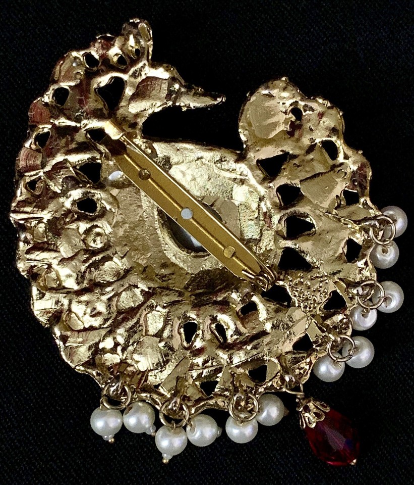 Groom Turban Pin Pagri Kalgi Asian Wedding Sherwaani Turban Peacock ...