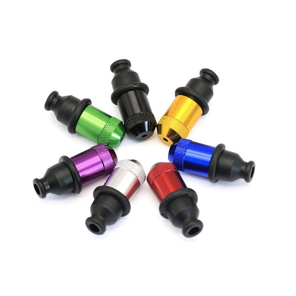 10Pcs Metal Bullet Smoking Pipes Tobacco Herb Hitter Creative Pacifier ...