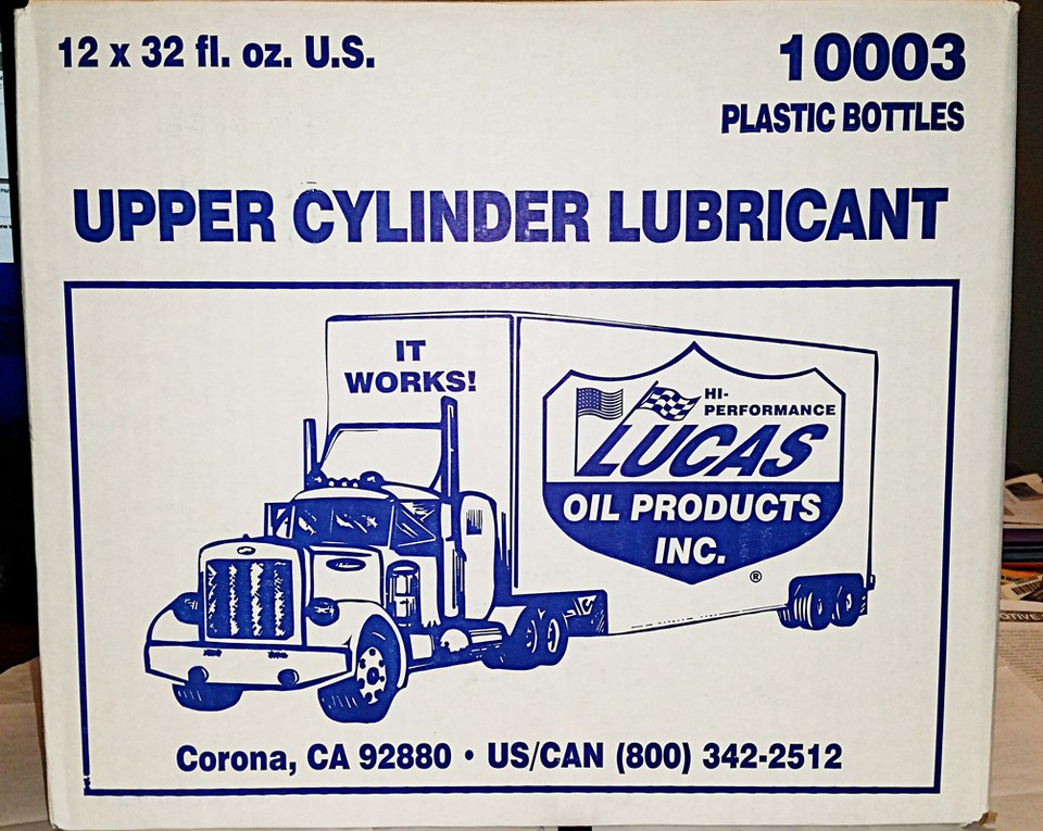 LUCAS 10003 UPPER CYLINDER LUBRICANT - BOX OF 12 BOTTLES | eBay