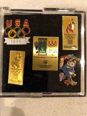 Official 1996 Atlanta Olympics Classic Limited Edition Collector Pin ...