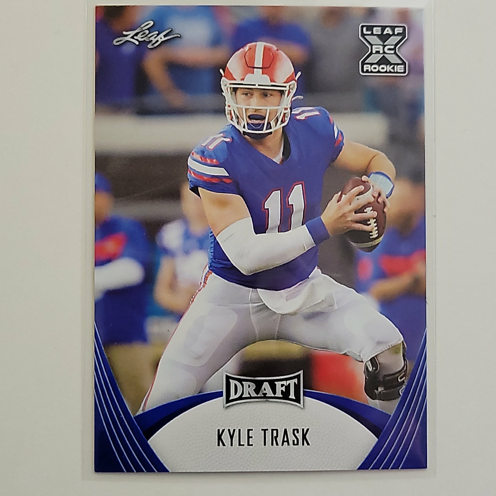 Kyle Trask 2021 Leaf Draft Rookie Blue #05 | eBay