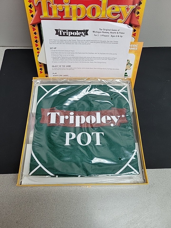 New TRIPOLEY Board Game Deluxe Mat Version (Ideal Game 2007 Edition ...