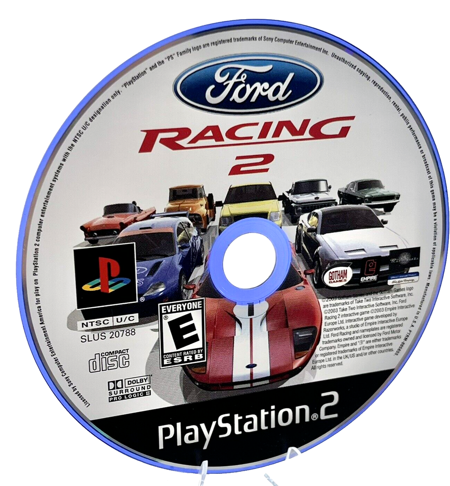 Ford Racing 2 Sony PlayStation 2 PS2 Vintage 2003 Tested Disc Only ...