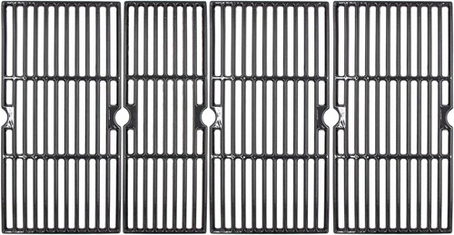 Hongso 18 3/16" Porcelain Cast Iron Grill Grates for CharBroil ...